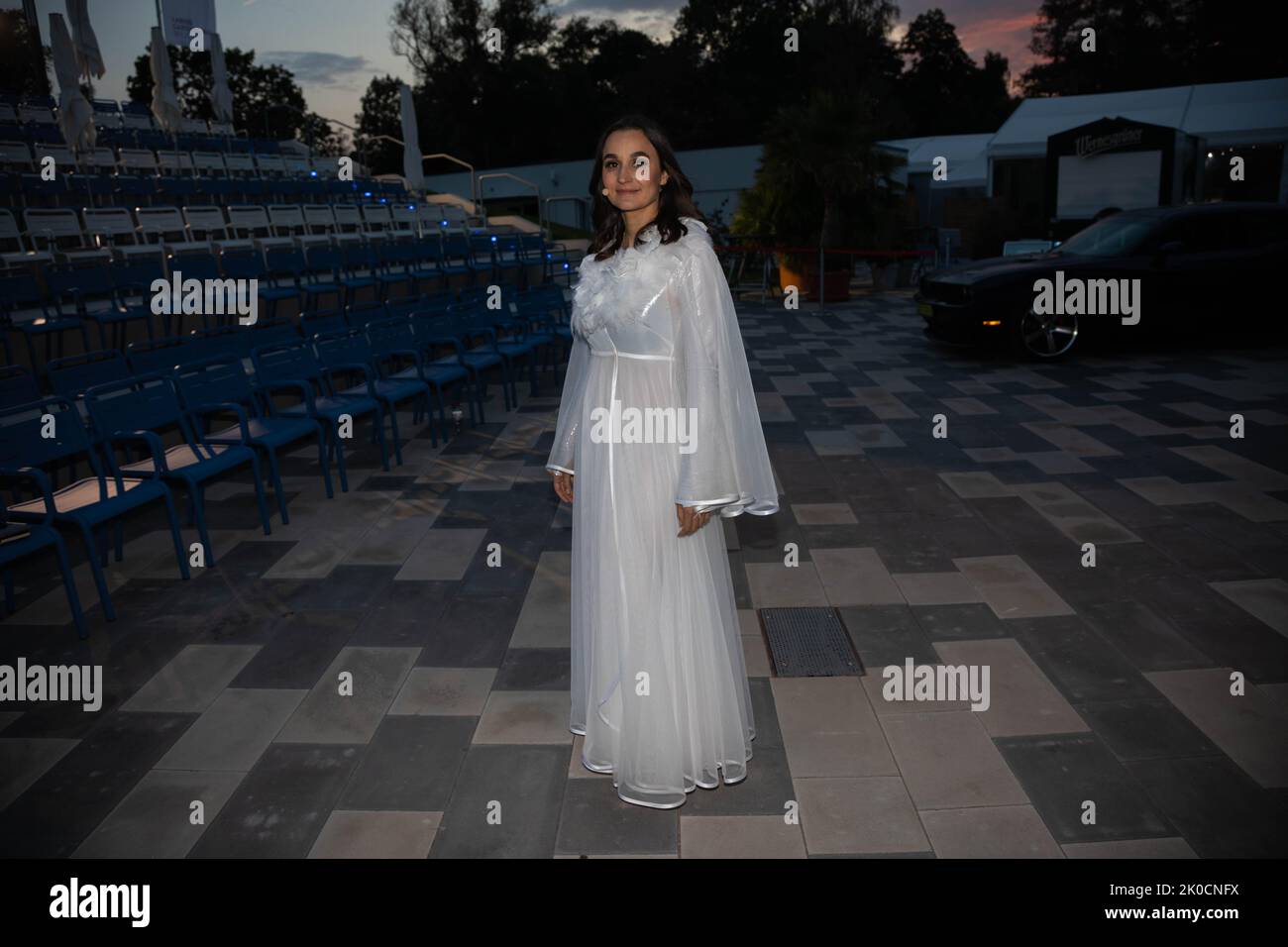 Maya Forster bei der Fotoprobe zum Theaterstück 'Jedermann' auf der ...