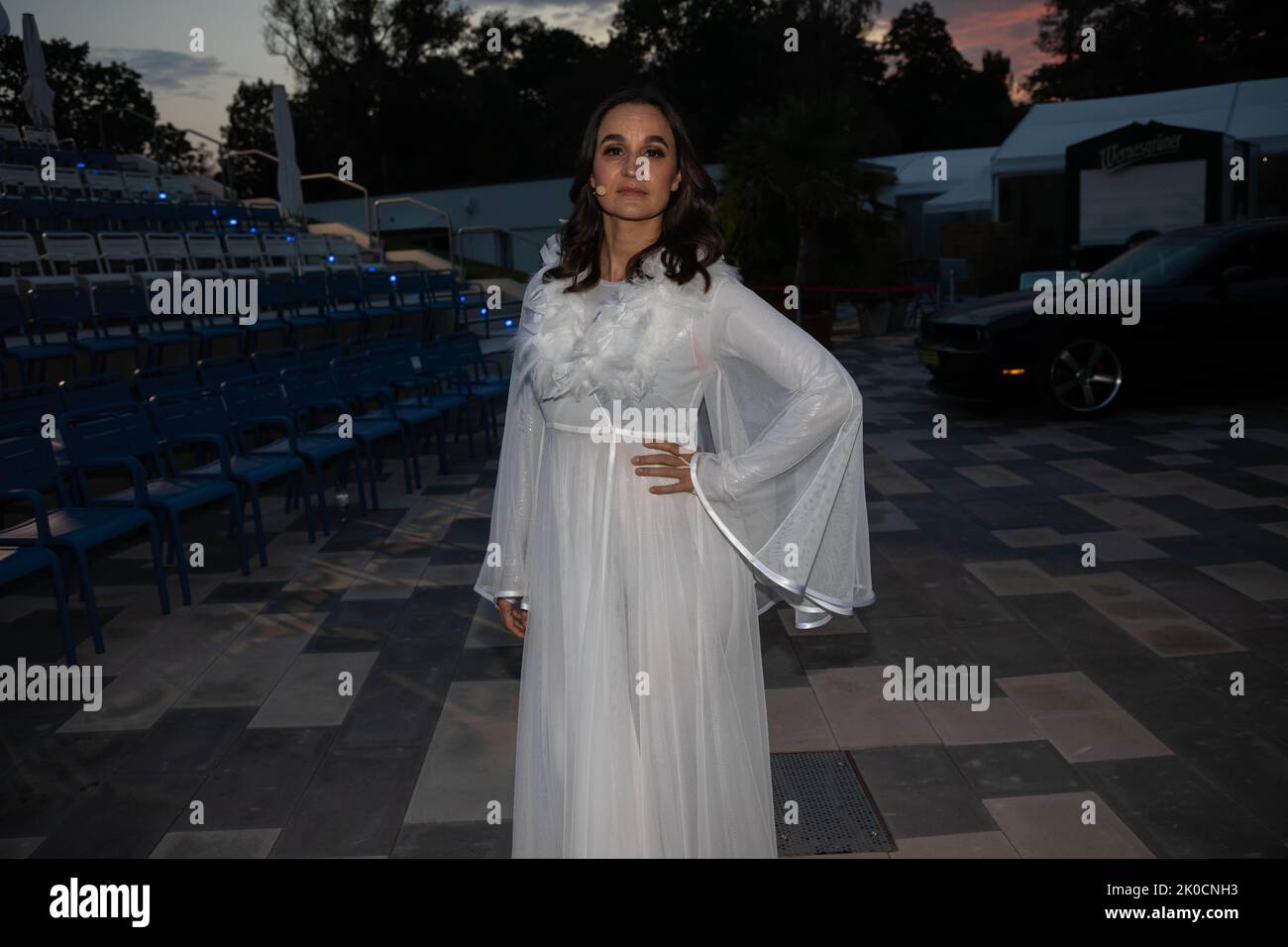 Maya Forster bei der Fotoprobe zum Theaterstück 'Jedermann' auf der Hauptbühne der ...