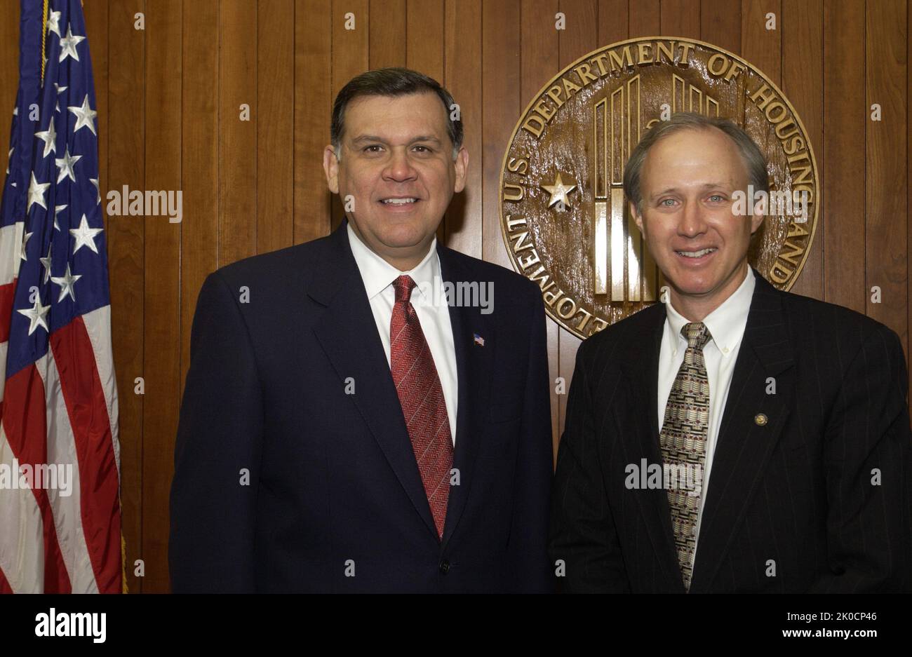 Secretary Mel Martinez with Manatee County, Florida Commissioners ...