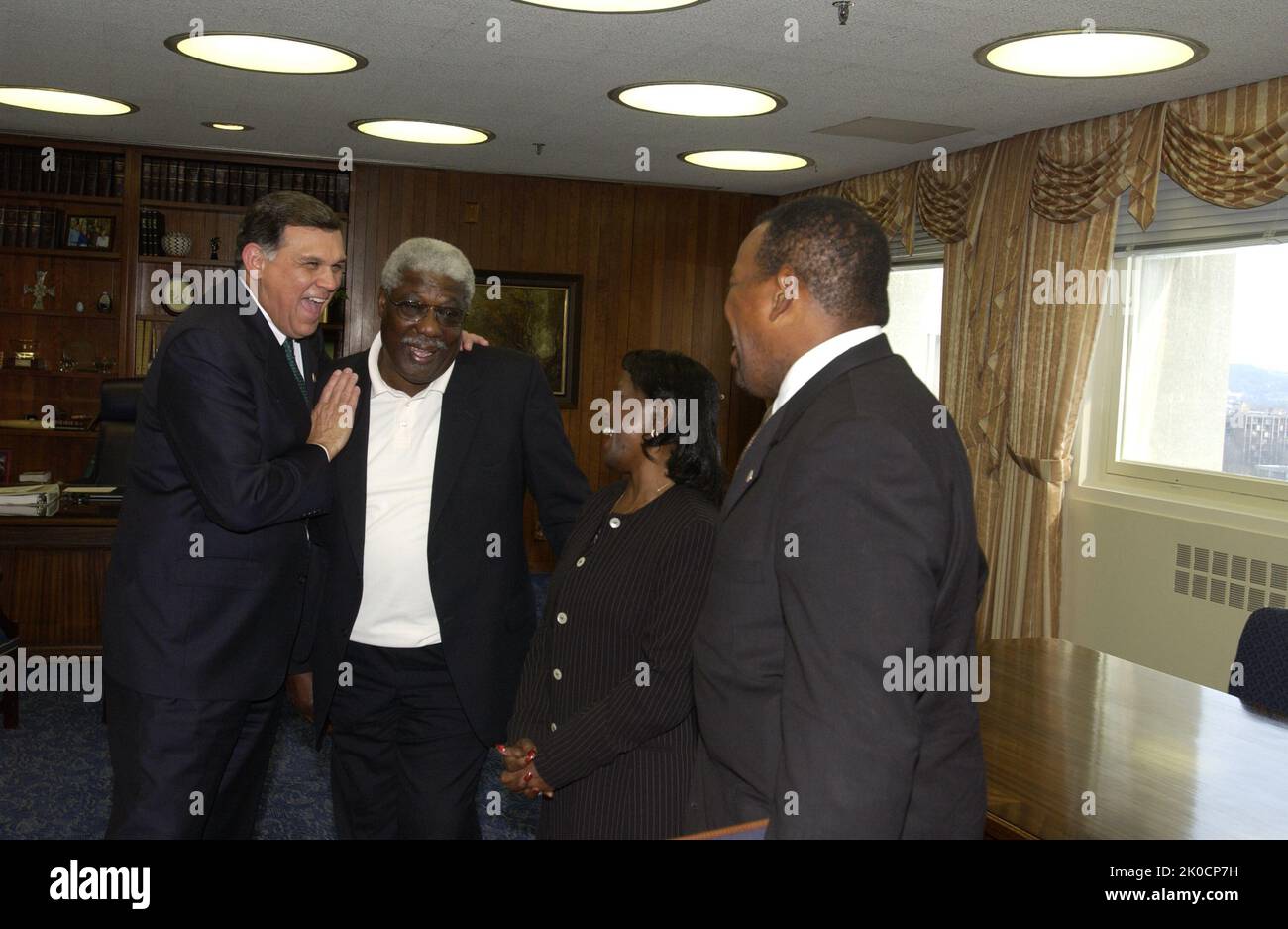 Secretary Mel Martinez with Orlando, Florida Housing Authority ...