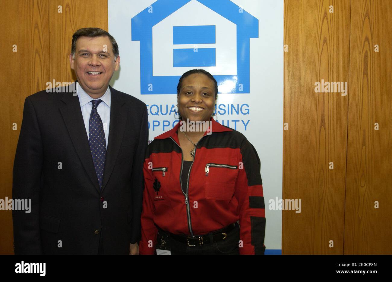 Secretary Mel Martinez with Fair Housing and Equal Opportunity Staff ...