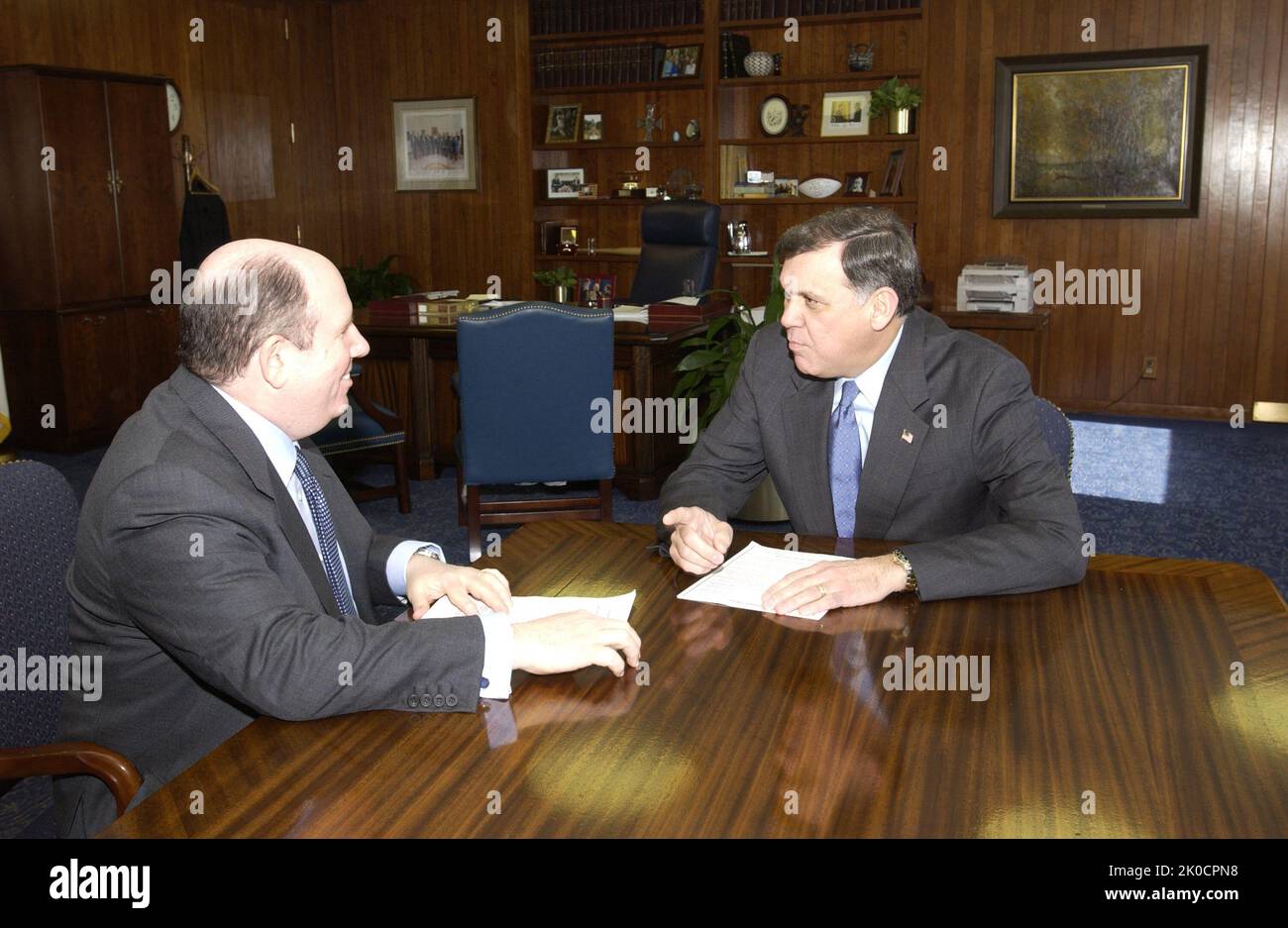 Secretary Mel Martinez with Wayne Berman. Secretary Mel Martinez with ...