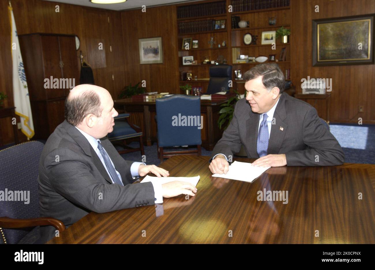 Secretary Mel Martinez with Wayne Berman. Secretary Mel Martinez with ...