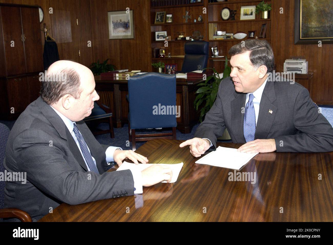Secretary Mel Martinez with Wayne Berman. Secretary Mel Martinez with ...