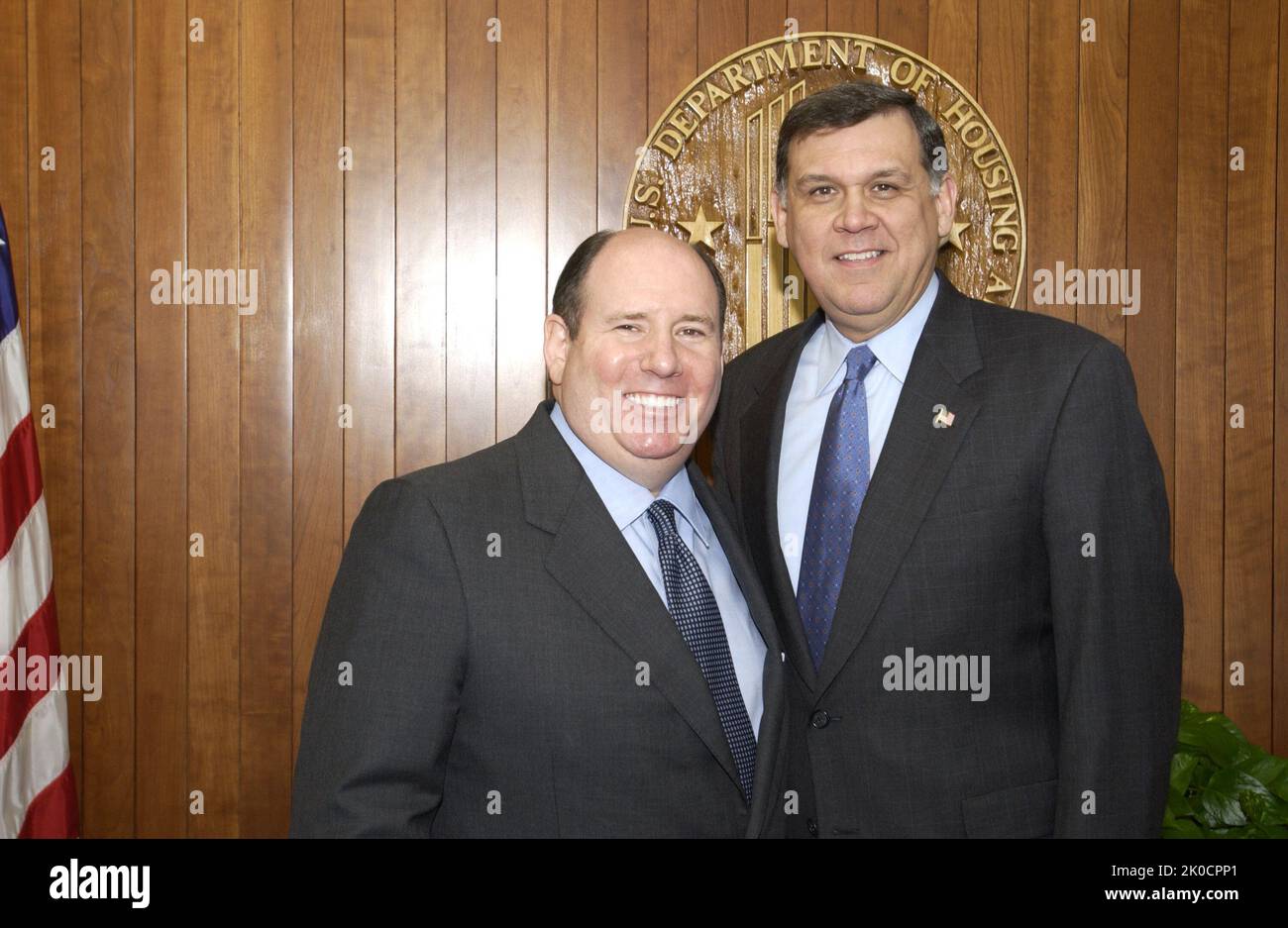 Secretary Mel Martinez with Wayne Berman. Secretary Mel Martinez with ...