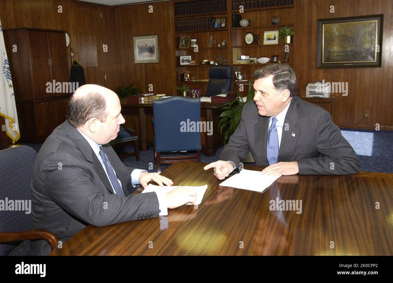 Secretary Mel Martinez with Wayne Berman. Secretary Mel Martinez with ...