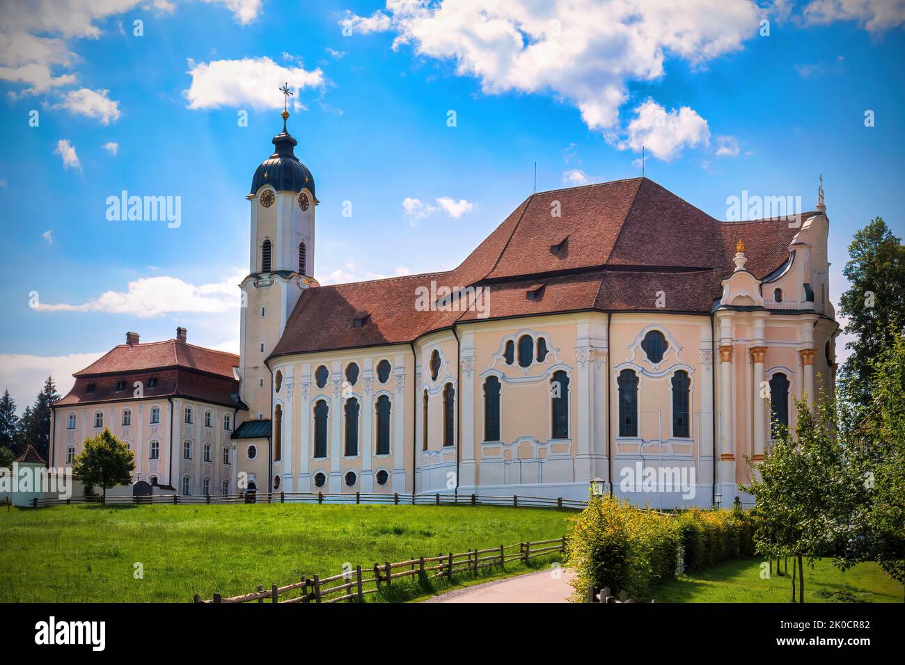 The Pilgrimage Church of Wies (German: Wieskirche) is an oval rococo ...