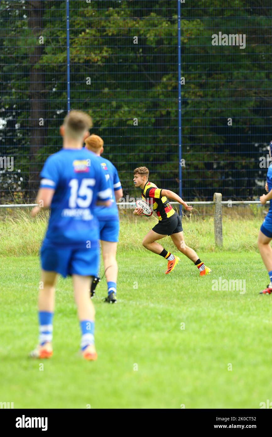 New Doc Stars RFC v Carmarthen Quins Youth 2022 Stock Photo - Alamy