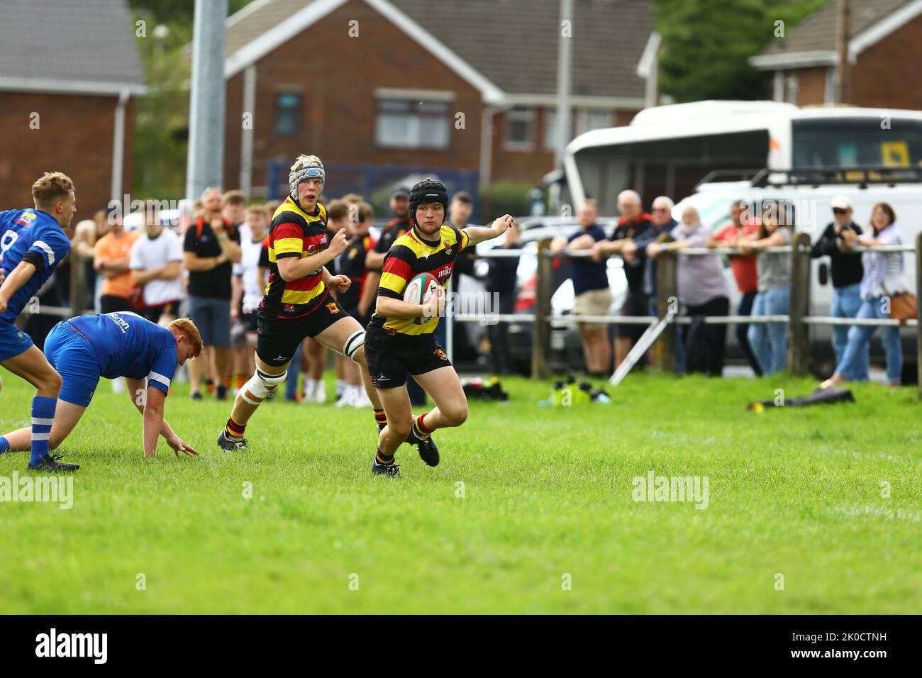 New Doc Stars RFC v Carmarthen Quins Youth 2022 Stock Photo - Alamy
