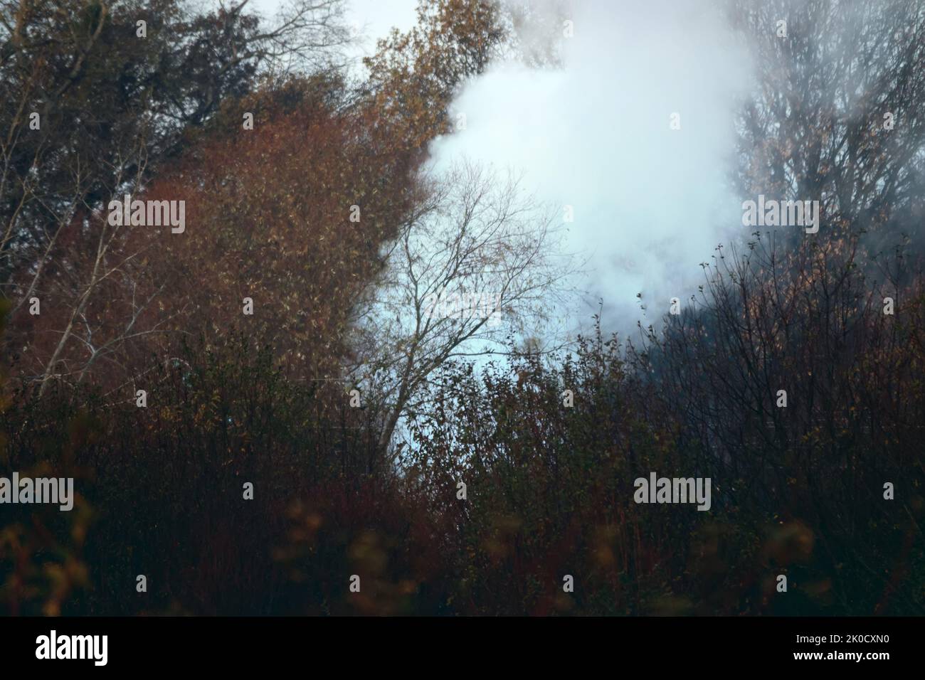 Obscuration by smoke hi-res stock photography and images - Alamy