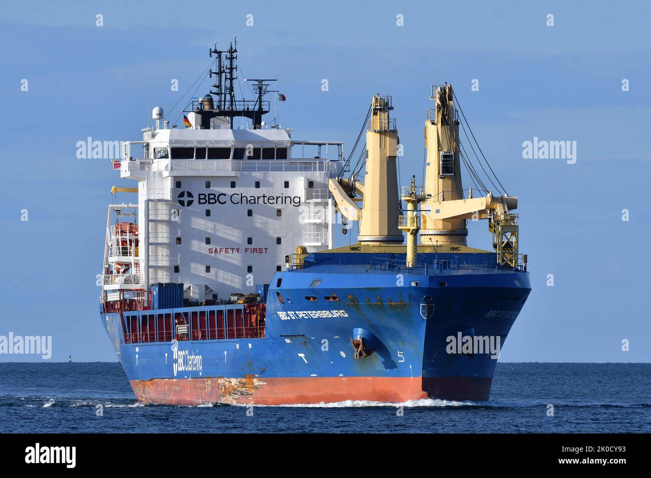 General Cargo Ship BBC ST. PETERSBURG Stock Photo - Alamy
