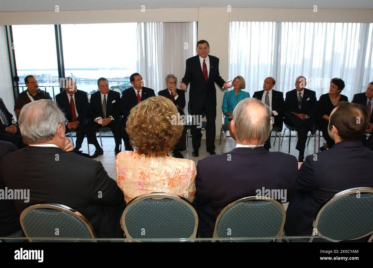 Secretary Mel Martinez in Miami, Florida. Secretary Mel Martinez in ...