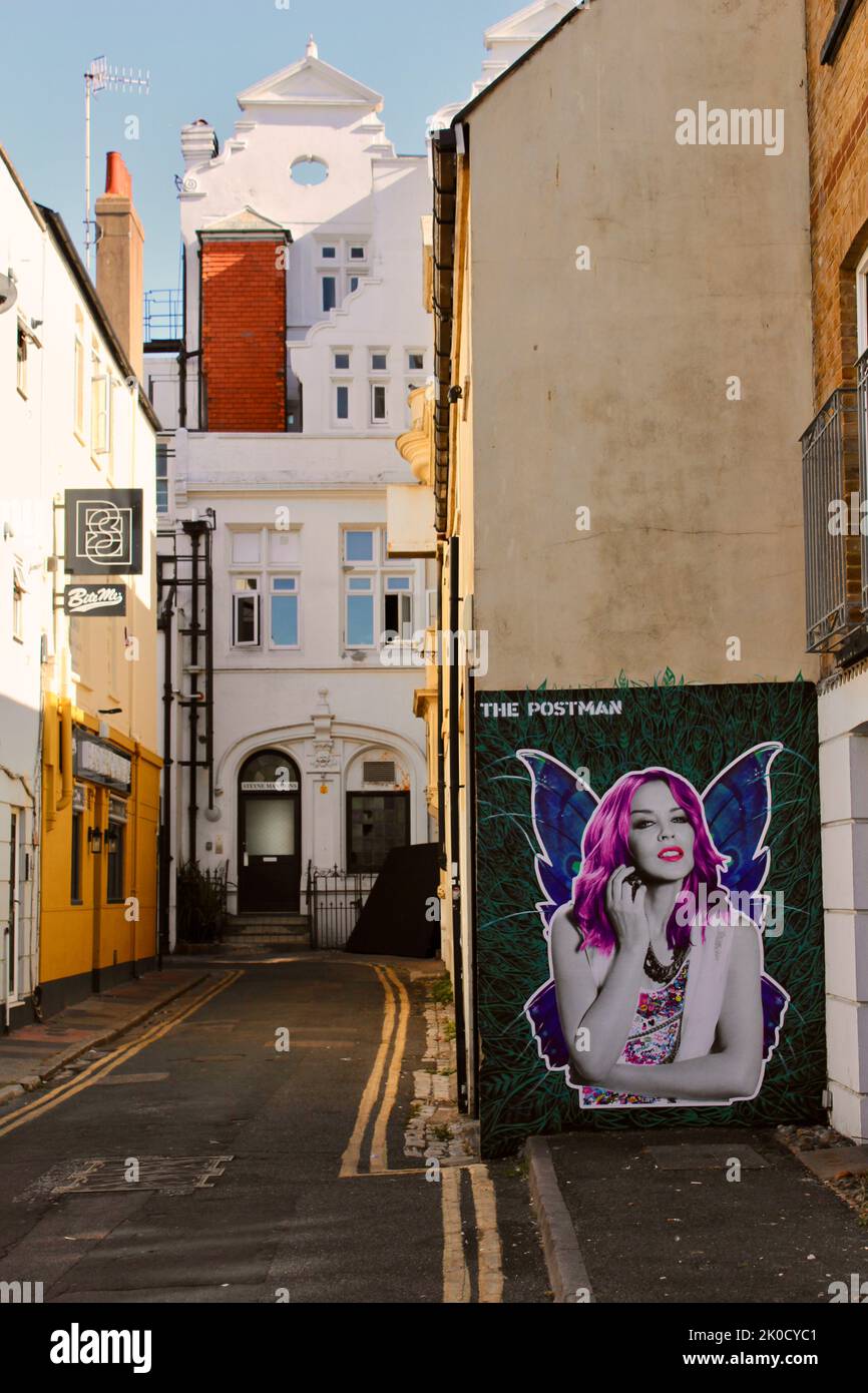 The Postman in Brighton Stock Photo - Alamy