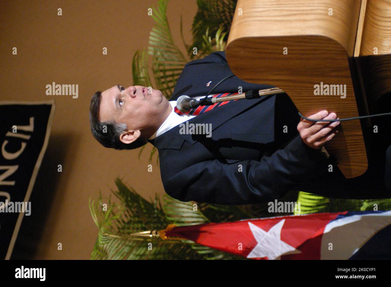 Secretary Mel Martinez in Miami, Florida. Secretary Mel Martinez in ...