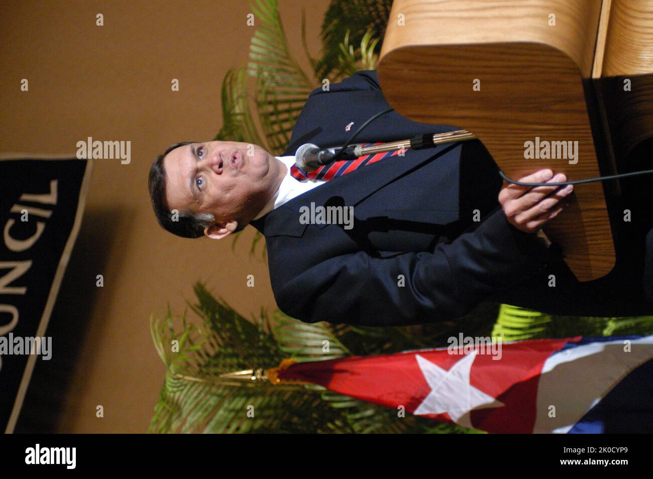 Secretary Mel Martinez in Miami, Florida. Secretary Mel Martinez in ...