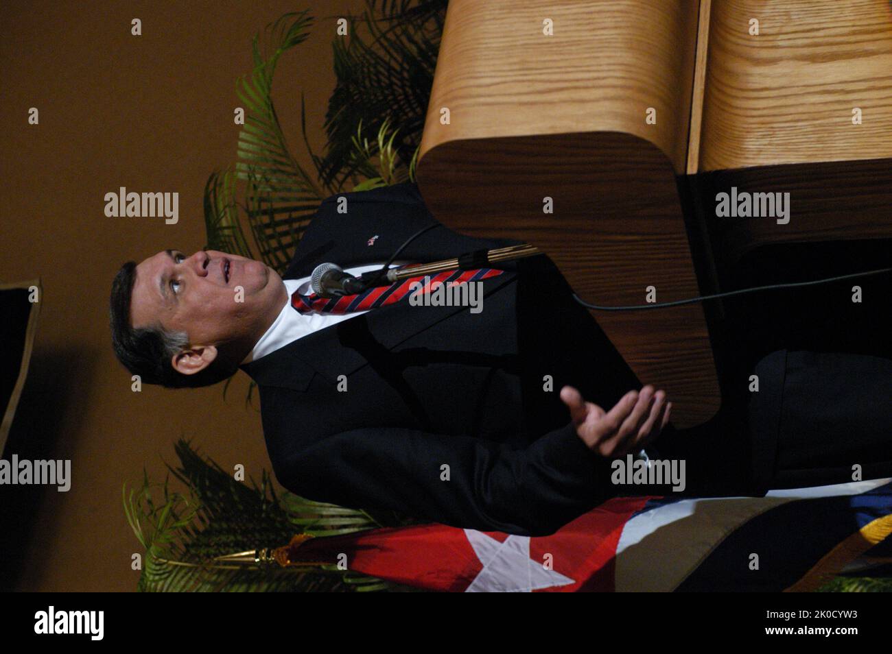 Secretary Mel Martinez in Miami, Florida. Secretary Mel Martinez in ...