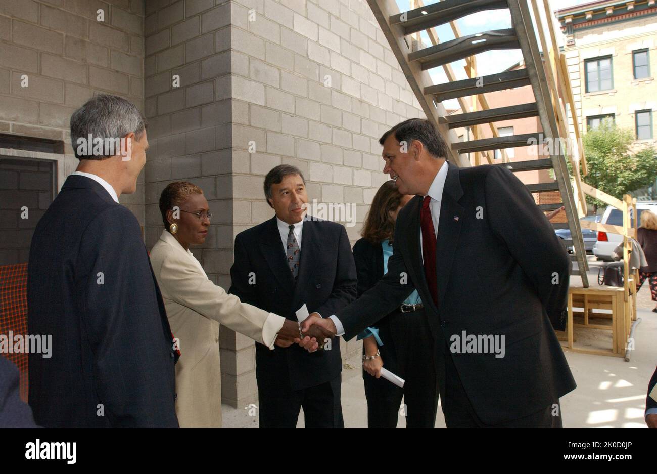 Secretary Mel Martinez in Denver, Colorado. Secretary Mel Martinez in ...