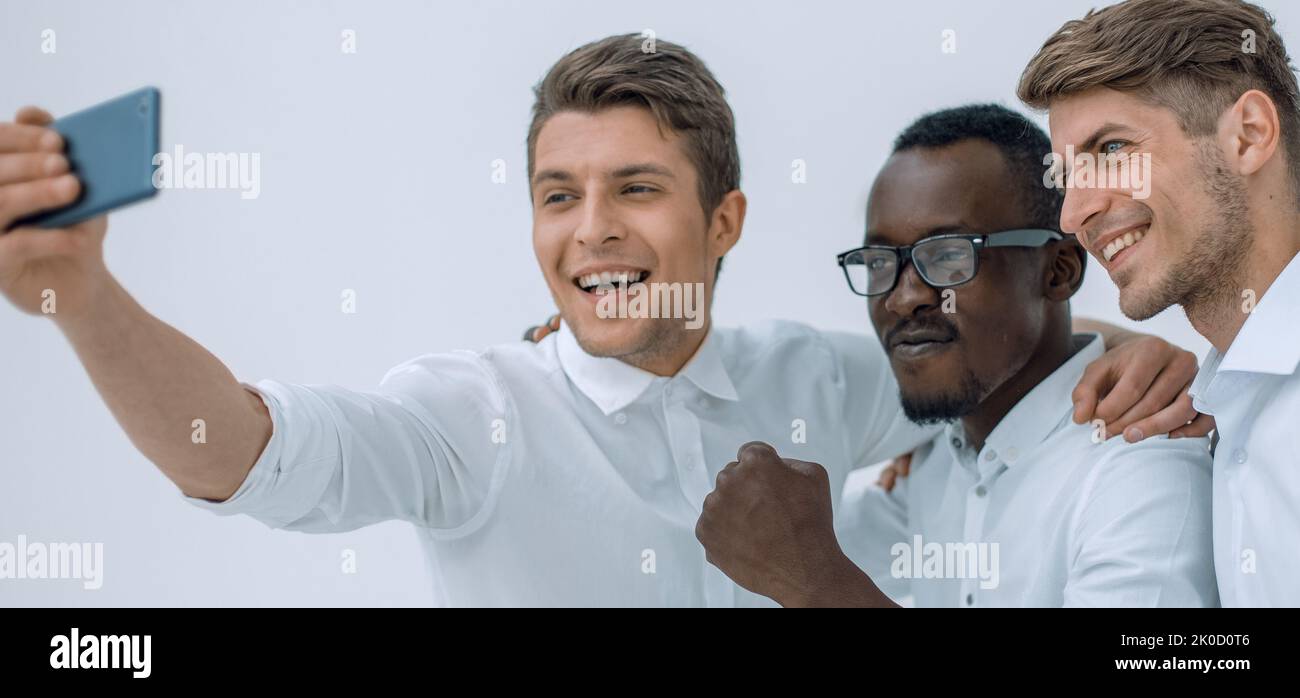 Smiley employees hi-res stock photography and images - Alamy