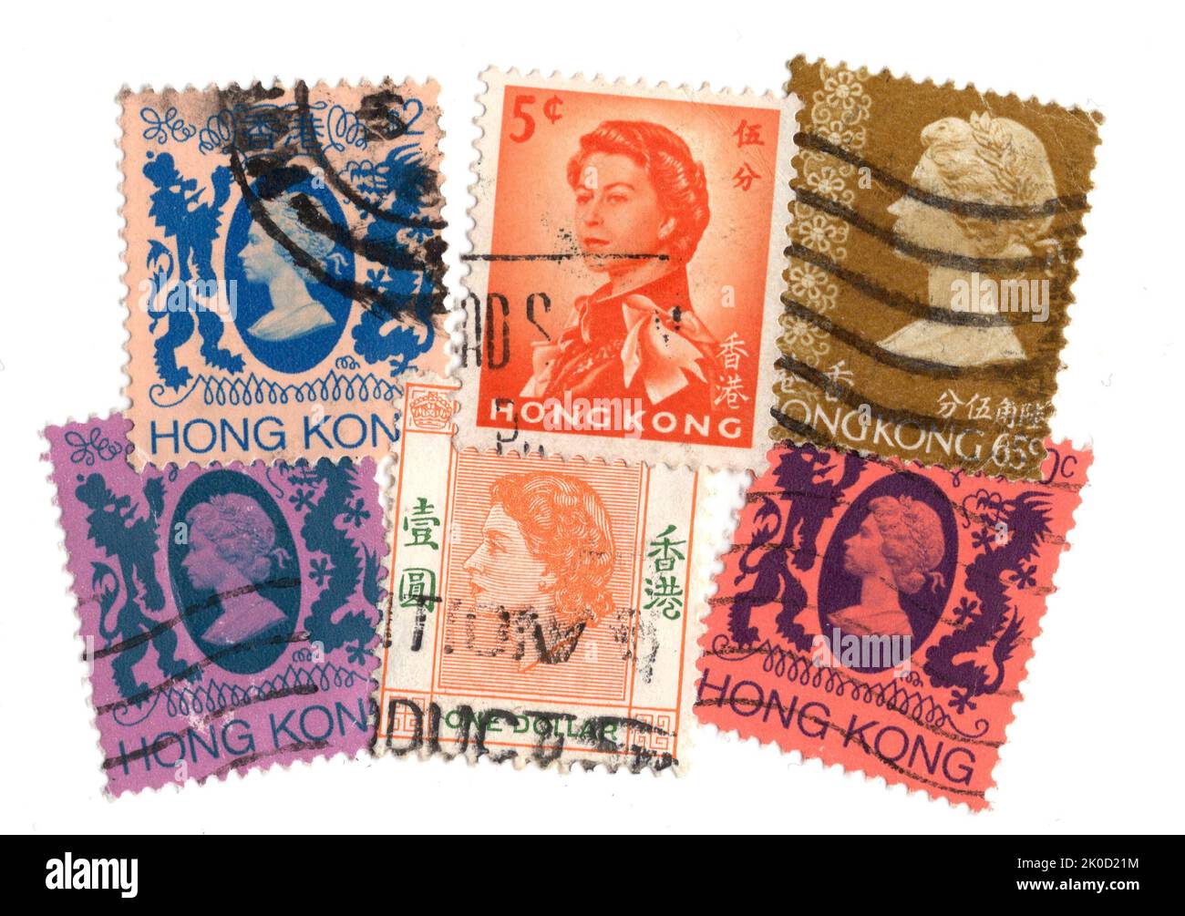 Hong kong postage stamp hi-res stock photography and images - Alamy