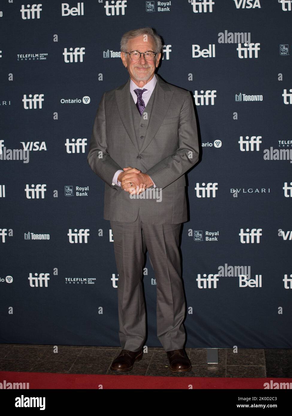 Toronto, Canada. 10th Sep, 2022. Director Steven Spielberg poses for a ...