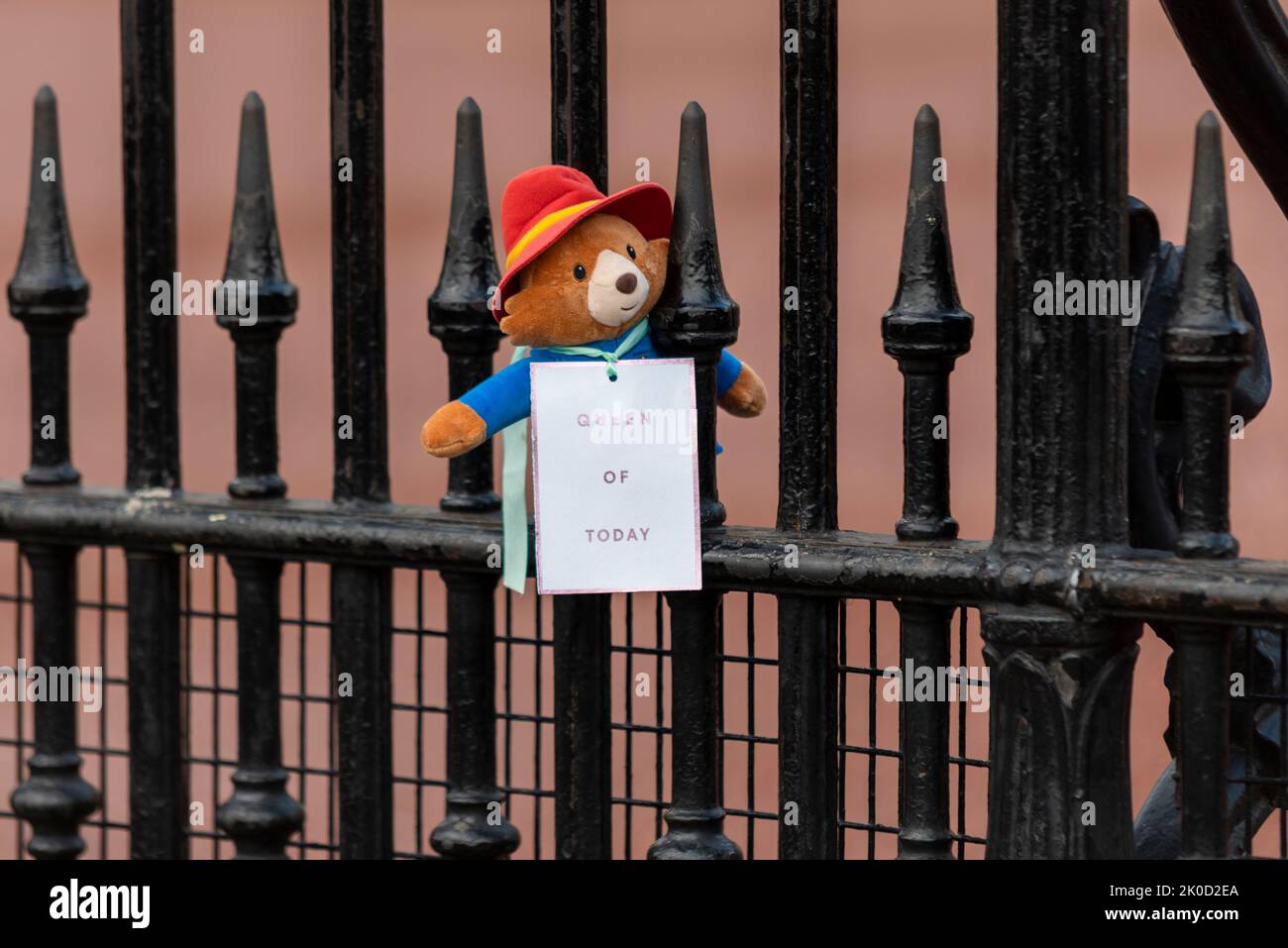 Paddington Bear tribute at Buckingham Palace following the death of ...