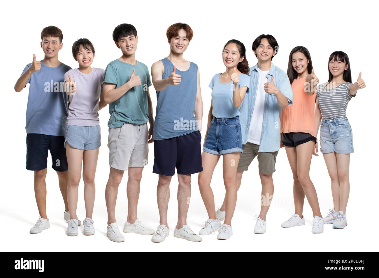 Portrait of cheerful Chinese college students Stock Photo - Alamy