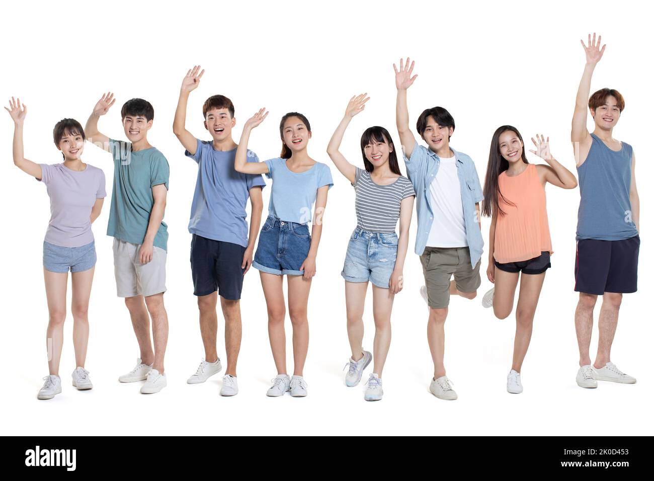 Chinese university students group Cut Out Stock Images & Pictures - Alamy