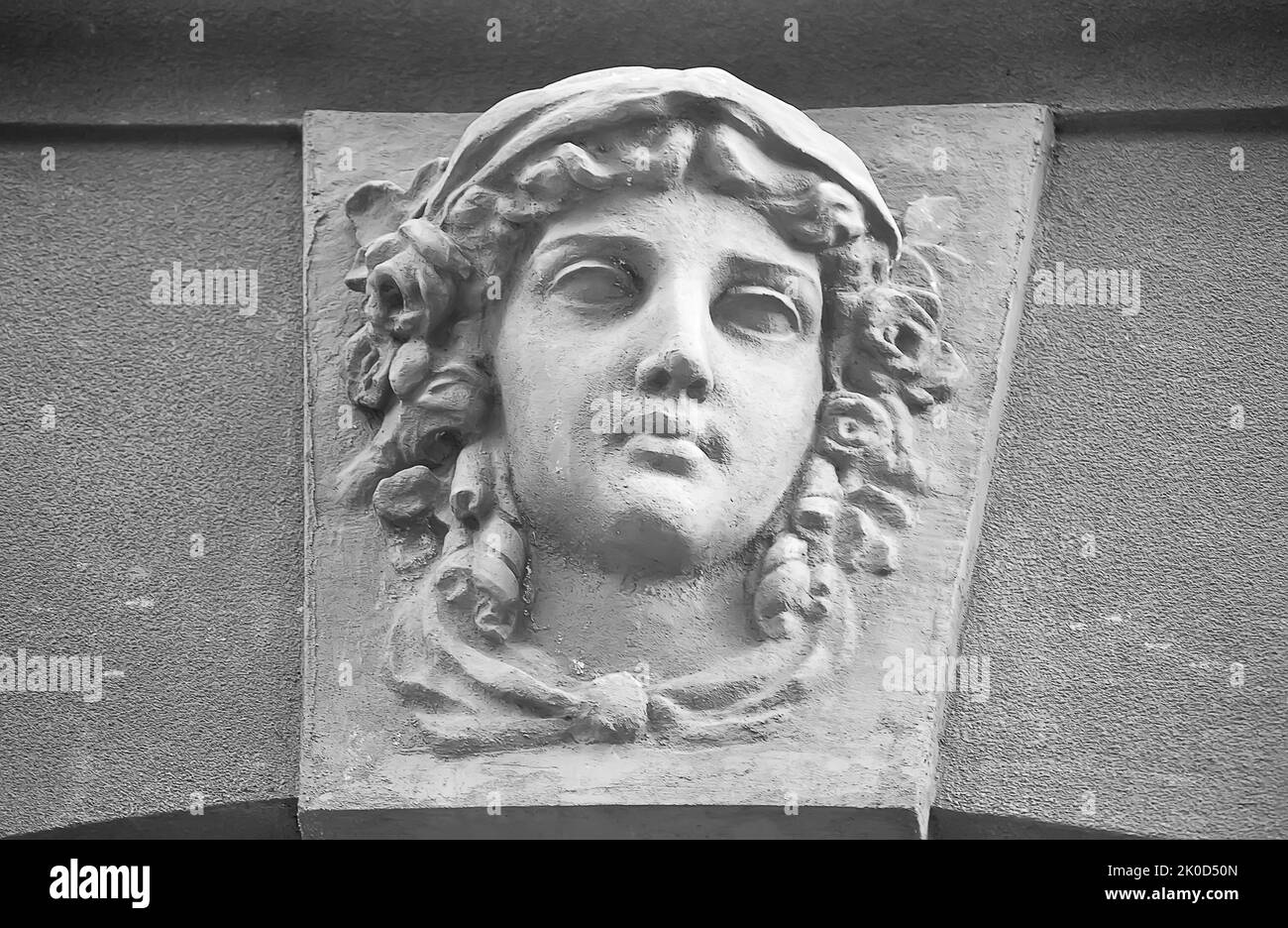 Female mascaron of Kyiv Passage in Kyiv Ukraine Stock Photo - Alamy