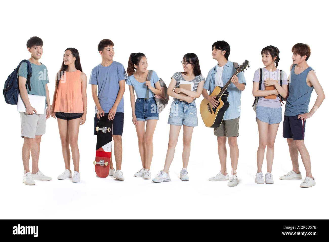 Chinese university students group Cut Out Stock Images & Pictures - Alamy