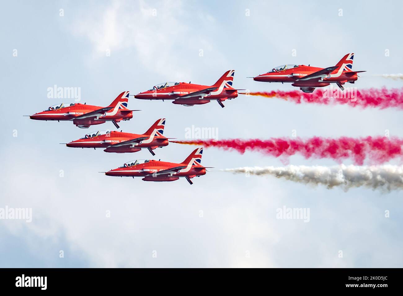 Royal Air Force Aerobatic Team, Red Arrows, display, Bournemouth Air ...
