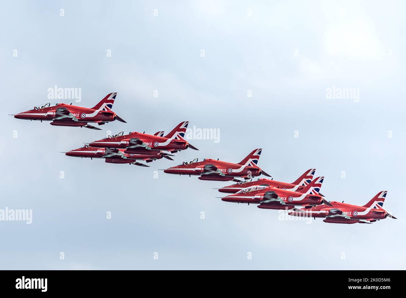 Royal Air Force Aerobatic Team, Red Arrows, display, Bournemouth Air ...