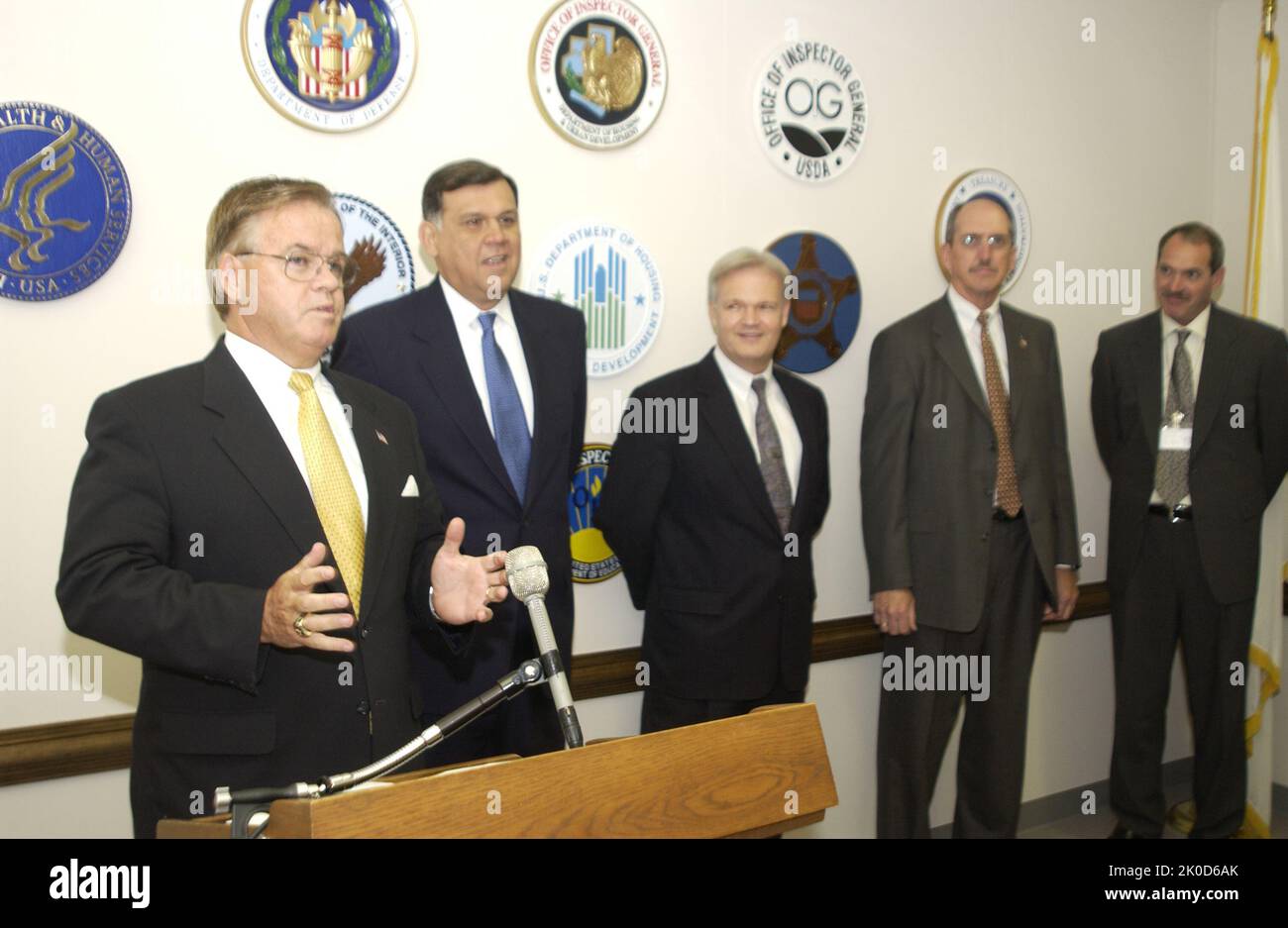 Secretary Mel Martinez with David Williams. Secretary Mel Martinez with ...
