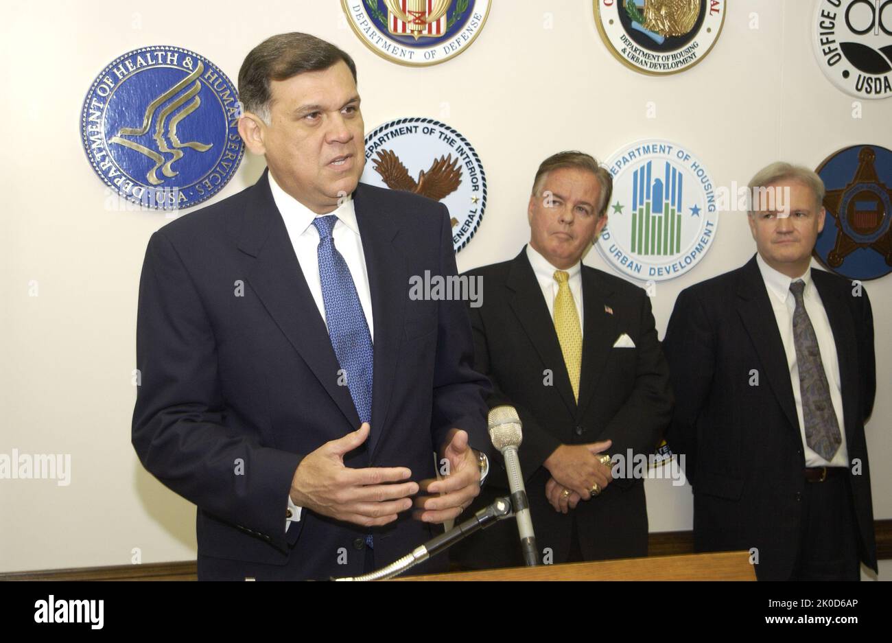 Secretary Mel Martinez with David Williams. Secretary Mel Martinez with ...