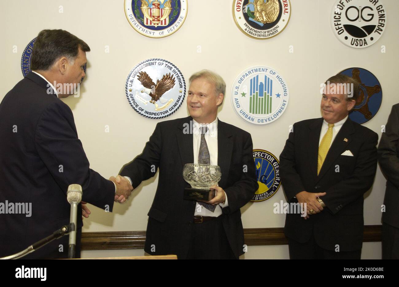 Secretary Mel Martinez with David Williams. Secretary Mel Martinez with ...