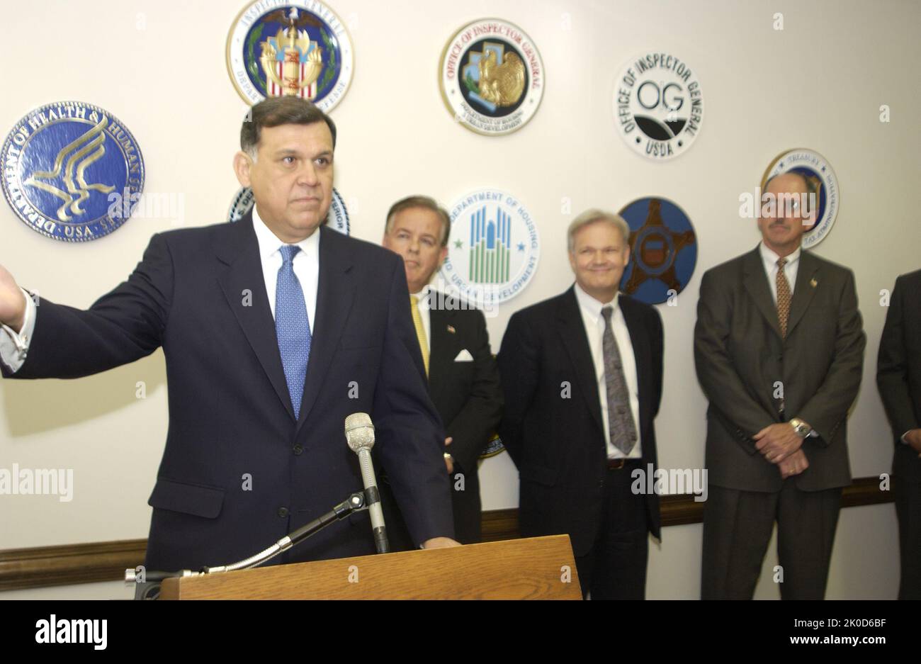 Secretary Mel Martinez with David Williams. Secretary Mel Martinez with ...