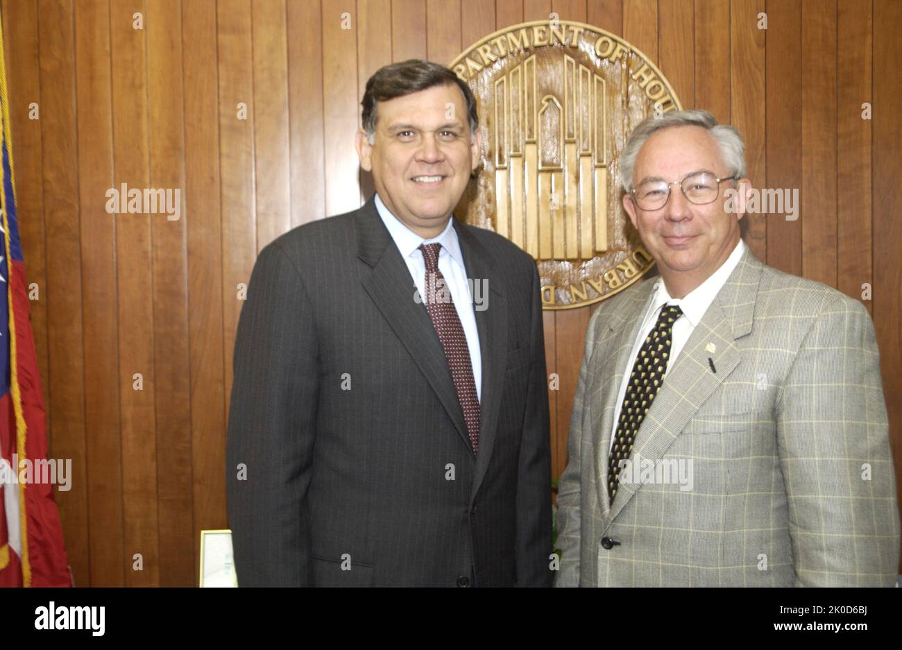 Secretary Mel Martinez with Terlsa Jacobs, Pat Christianson, Percy ...