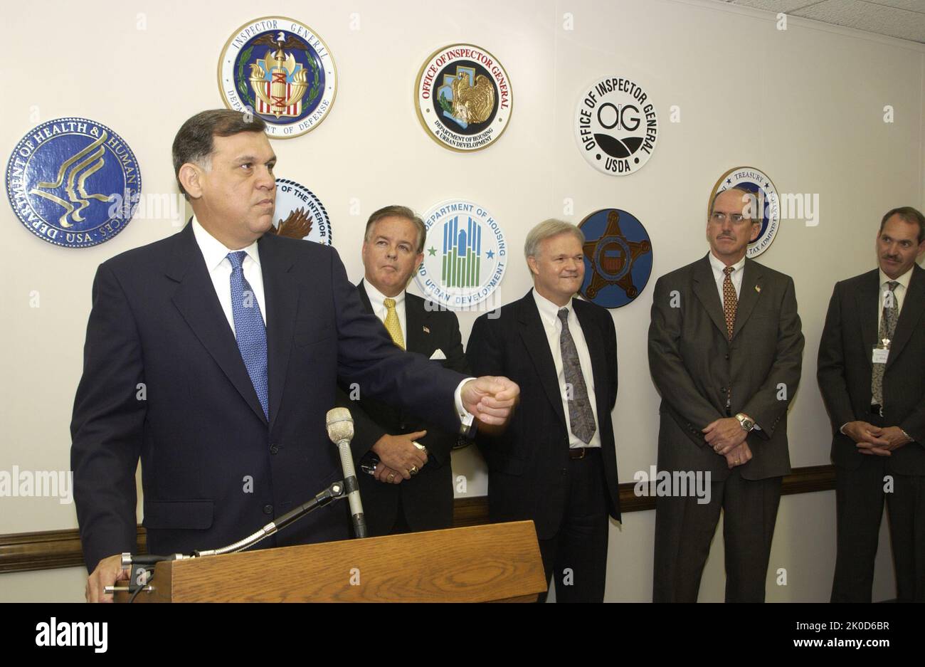 Secretary Mel Martinez with David Williams. Secretary Mel Martinez with ...