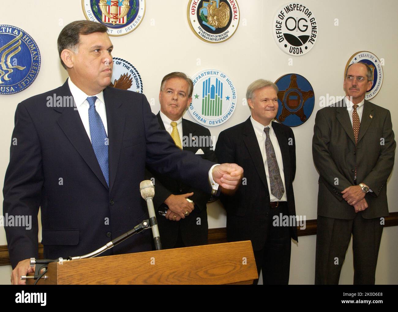 Secretary Mel Martinez with David Williams. Secretary Mel Martinez with ...