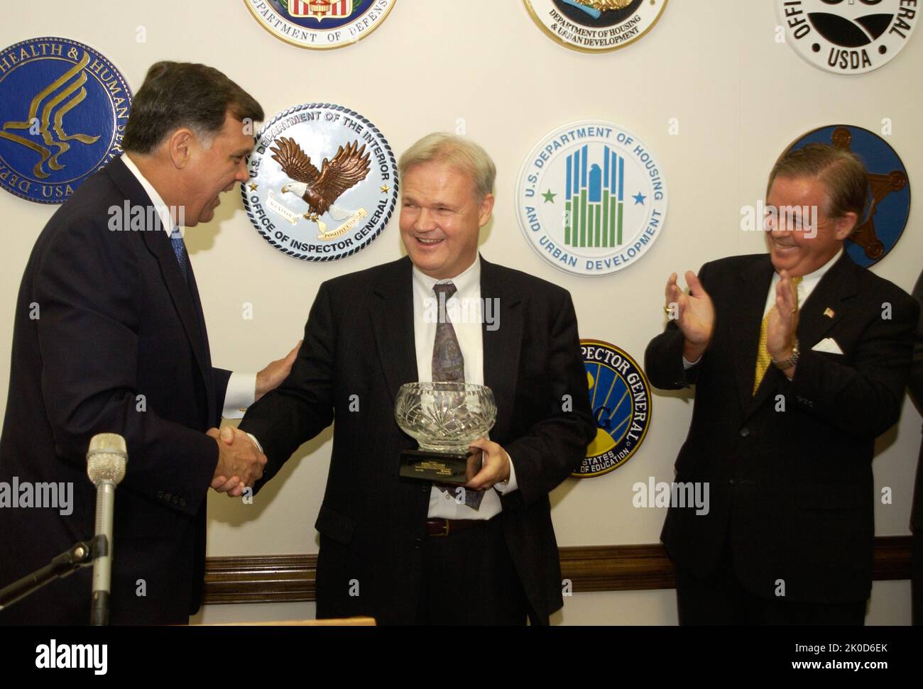 Secretary Mel Martinez with David Williams. Secretary Mel Martinez with ...