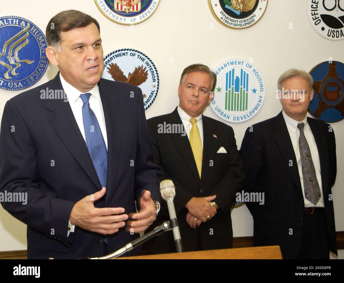 Secretary Mel Martinez with David Williams. Secretary Mel Martinez with ...