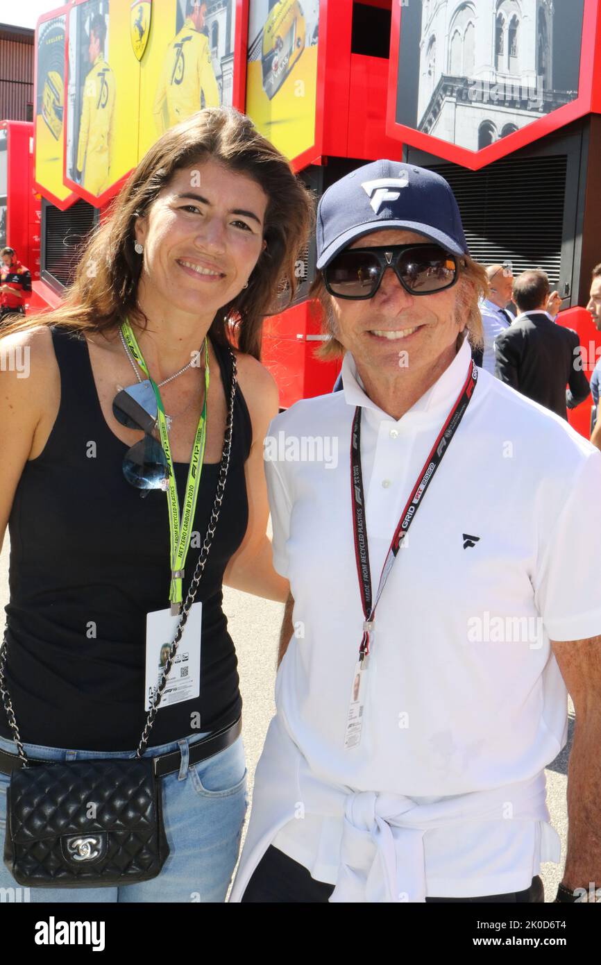 MONZA, Italy. , . Emerson FITTIPALDI of Brazil before driving his car ...