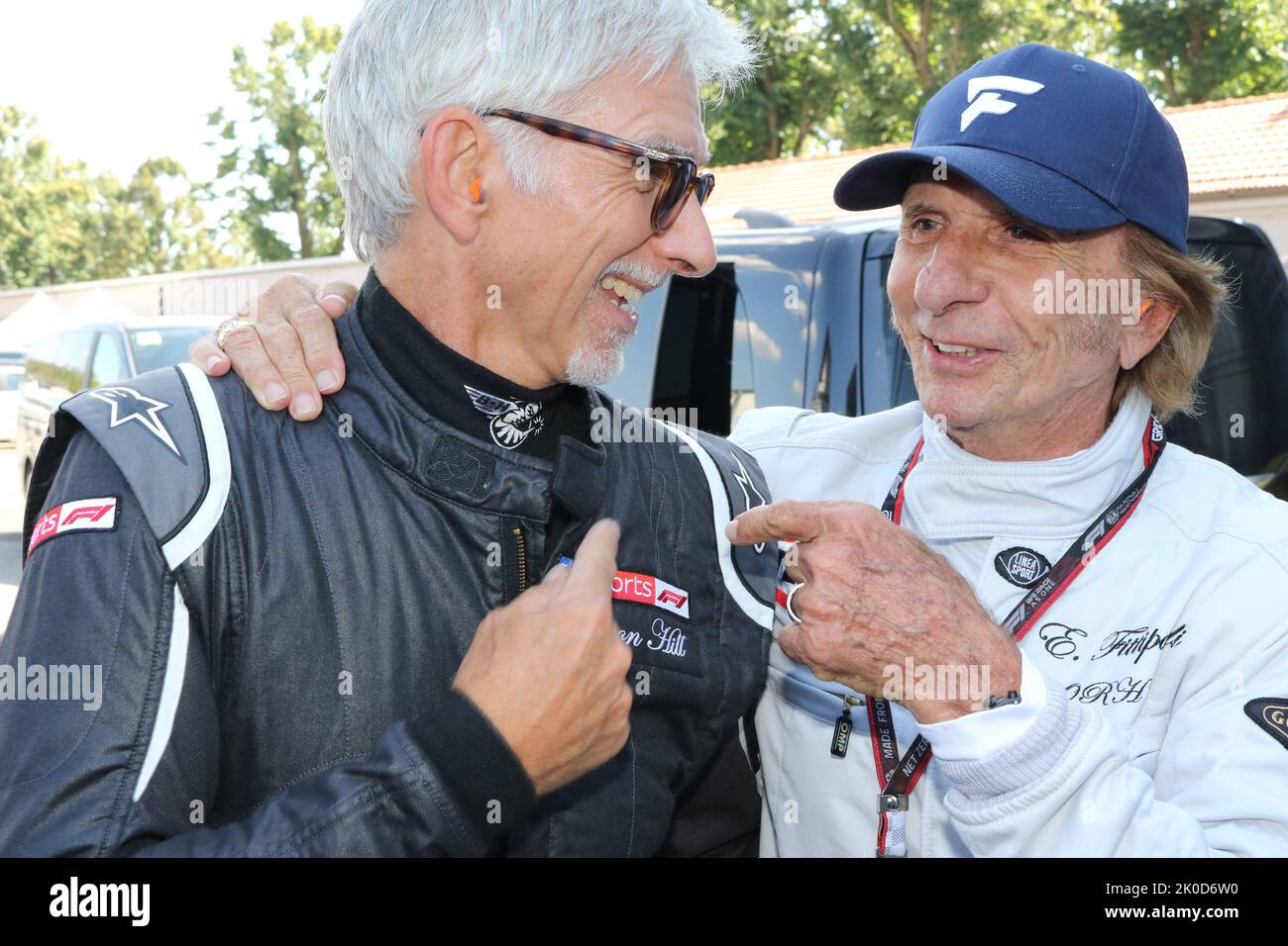 MONZA, Italy. , . Emerson FITTIPALDI of Brazil before driving his car ...