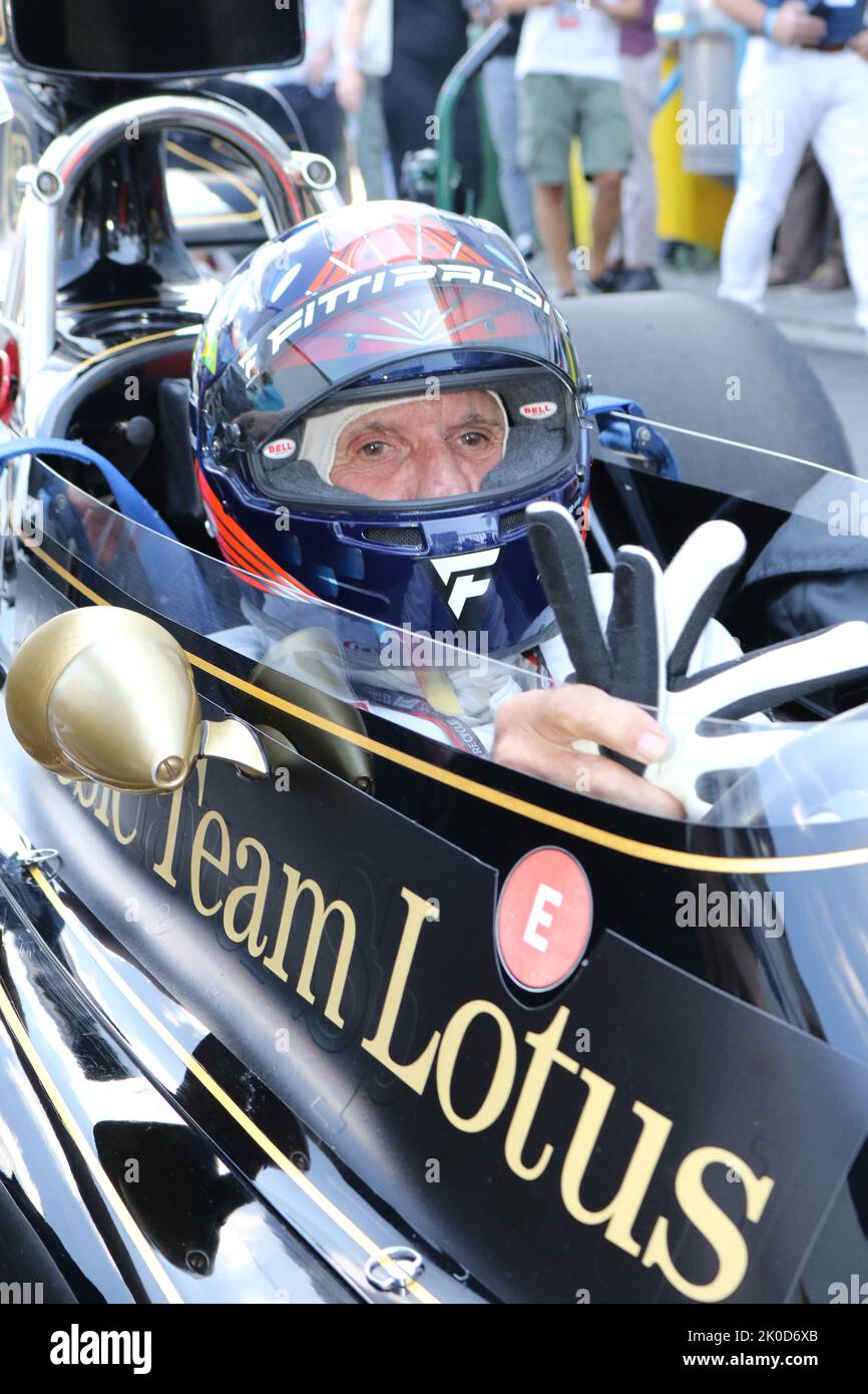 MONZA, Italy. , . Emerson FITTIPALDI of Brazil in his car from the year ...