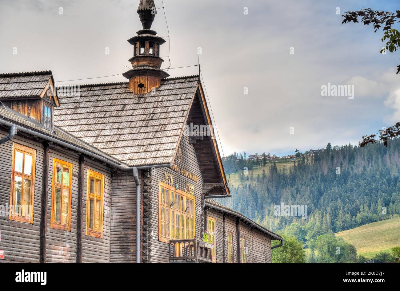 Architecture krupowki street zakopane poland hi-res stock photography ...