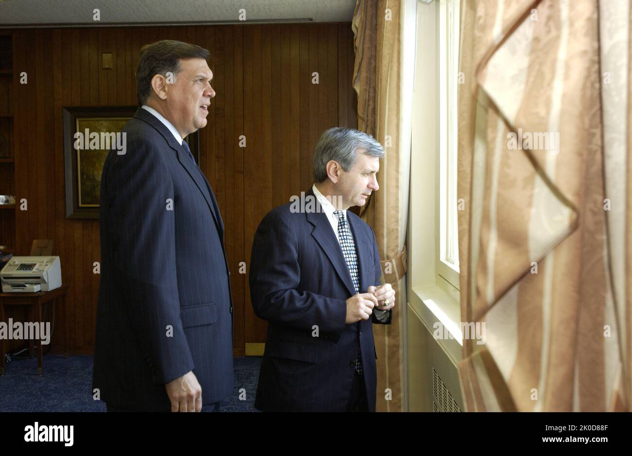 Secretary Mel Martinez with Rhode Island Senator Jack Reed. Secretary ...