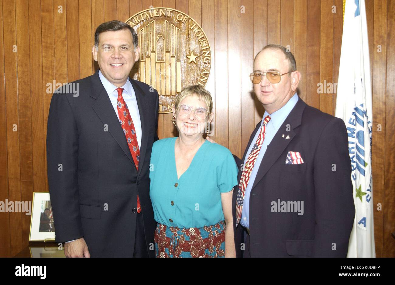 Secretary Mel Martinez with Delegation from Orange County, Florida Farm ...