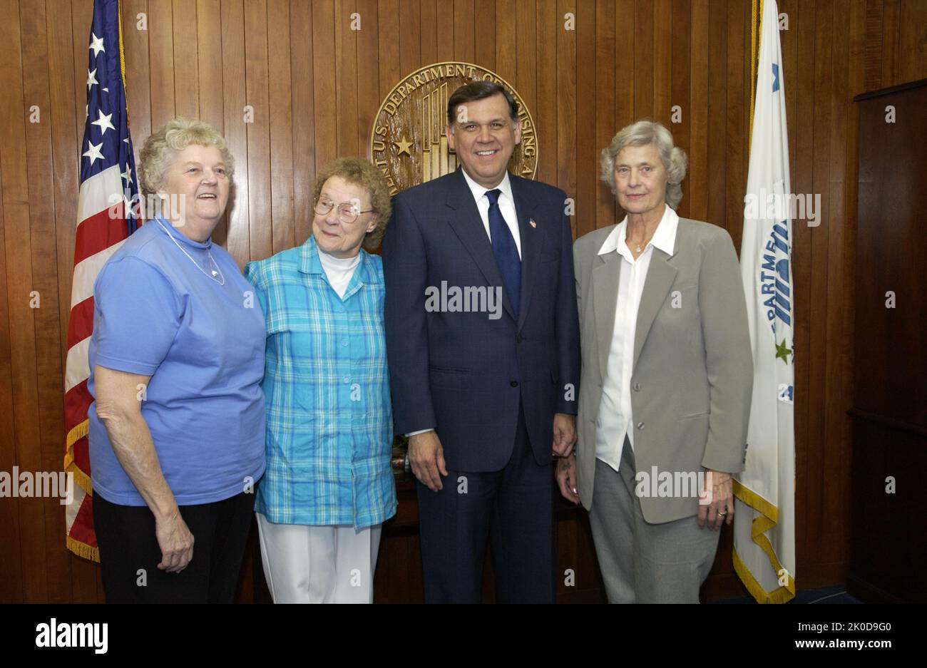 Secretary Mel Martinez with Terry Couch. Secretary Mel Martinez with ...