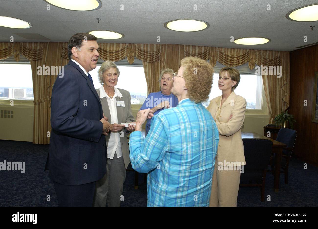 Secretary Mel Martinez with Terry Couch. Secretary Mel Martinez with ...