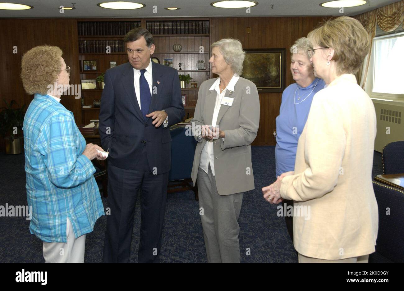 Secretary Mel Martinez with Terry Couch. Secretary Mel Martinez with ...