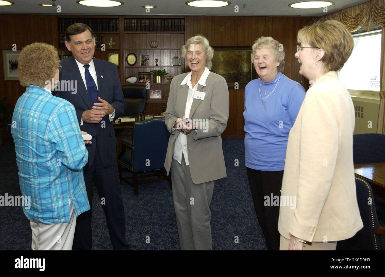 Secretary Mel Martinez with Terry Couch. Secretary Mel Martinez with ...
